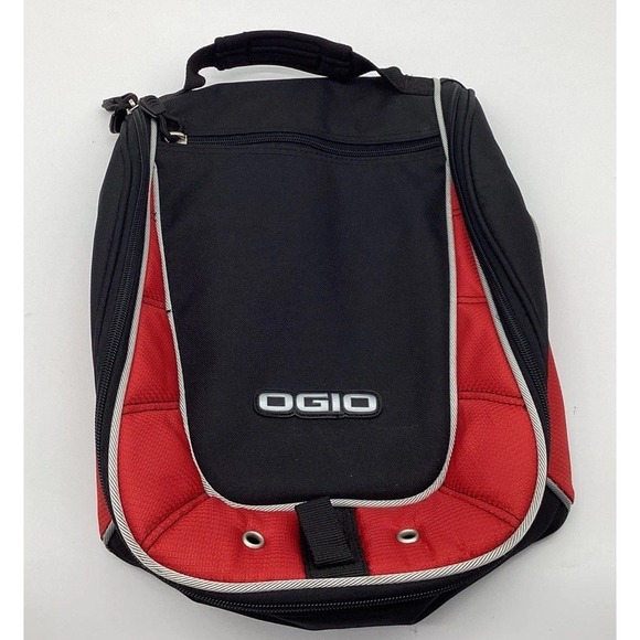 OGIO | Bags | Ogio Shoester Golf Shoe Carrier Bag Red Black W Inside ...